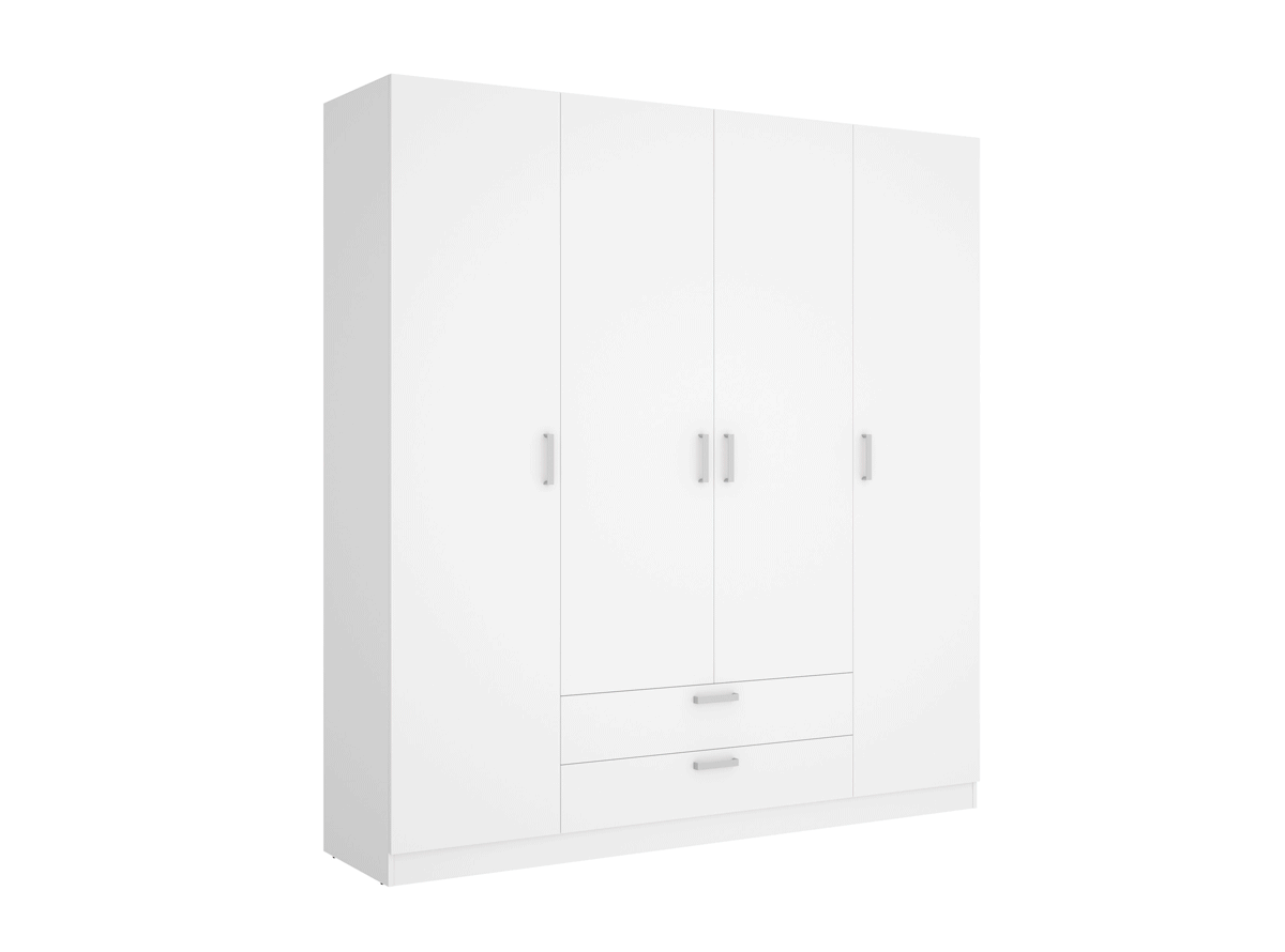 Armario blanco grande y cajones | Muebles la fábrica